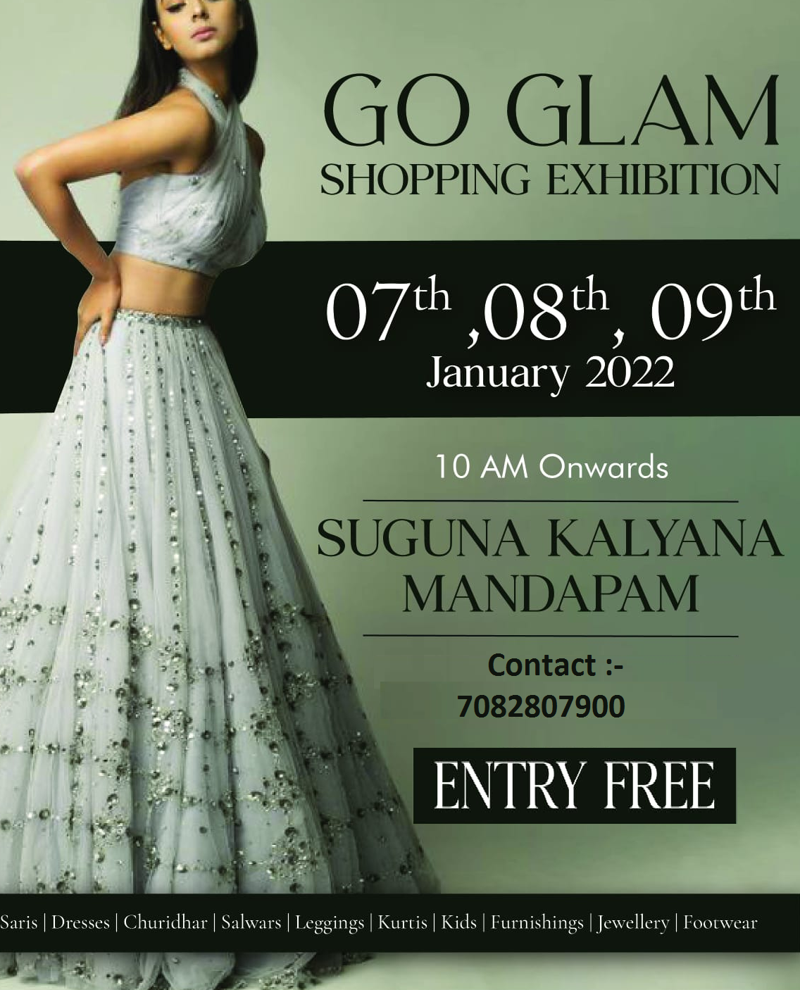 Go Glam Shopping Exhibition At Suguna Kalyana Mandapam, Coimbatore On ...