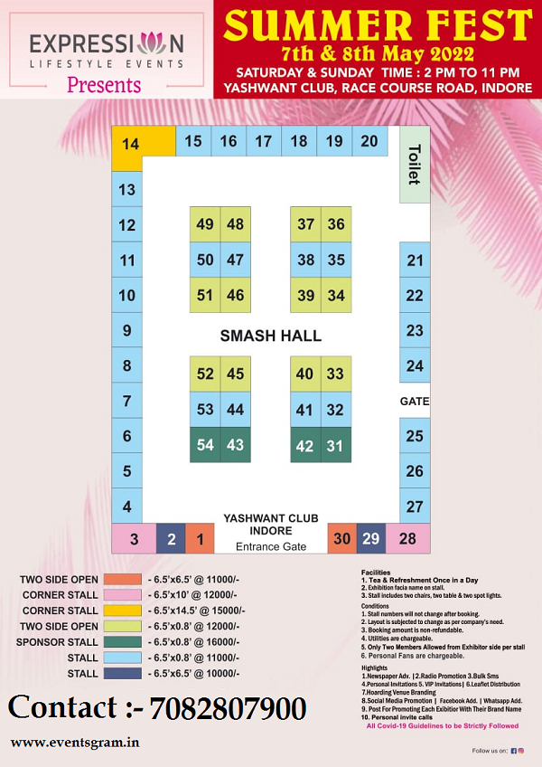 Summer Fest At Yeshwant Club, Race Course Road, Indore On 07th-08th May ...