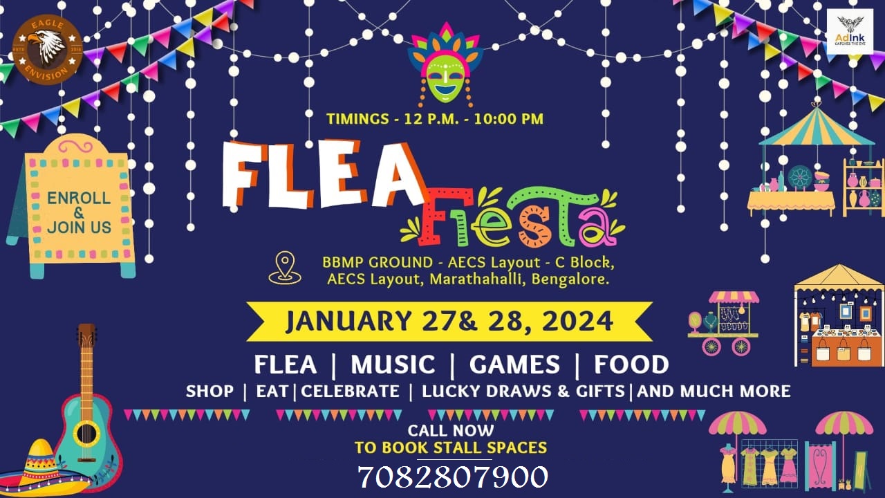 Flea Fiesta At BBMP Ground-AECS Layout-C Block, Marathahalli, Bengaluru ...
