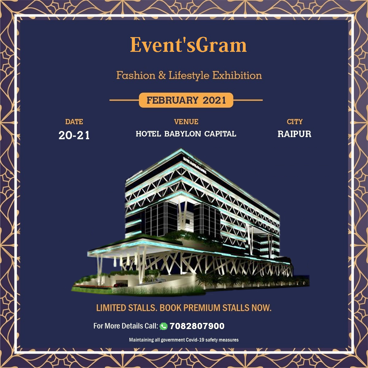 Fashion & Lifestyle Exhibition At Hotel Babylon Capital, Raipur On 20 ...