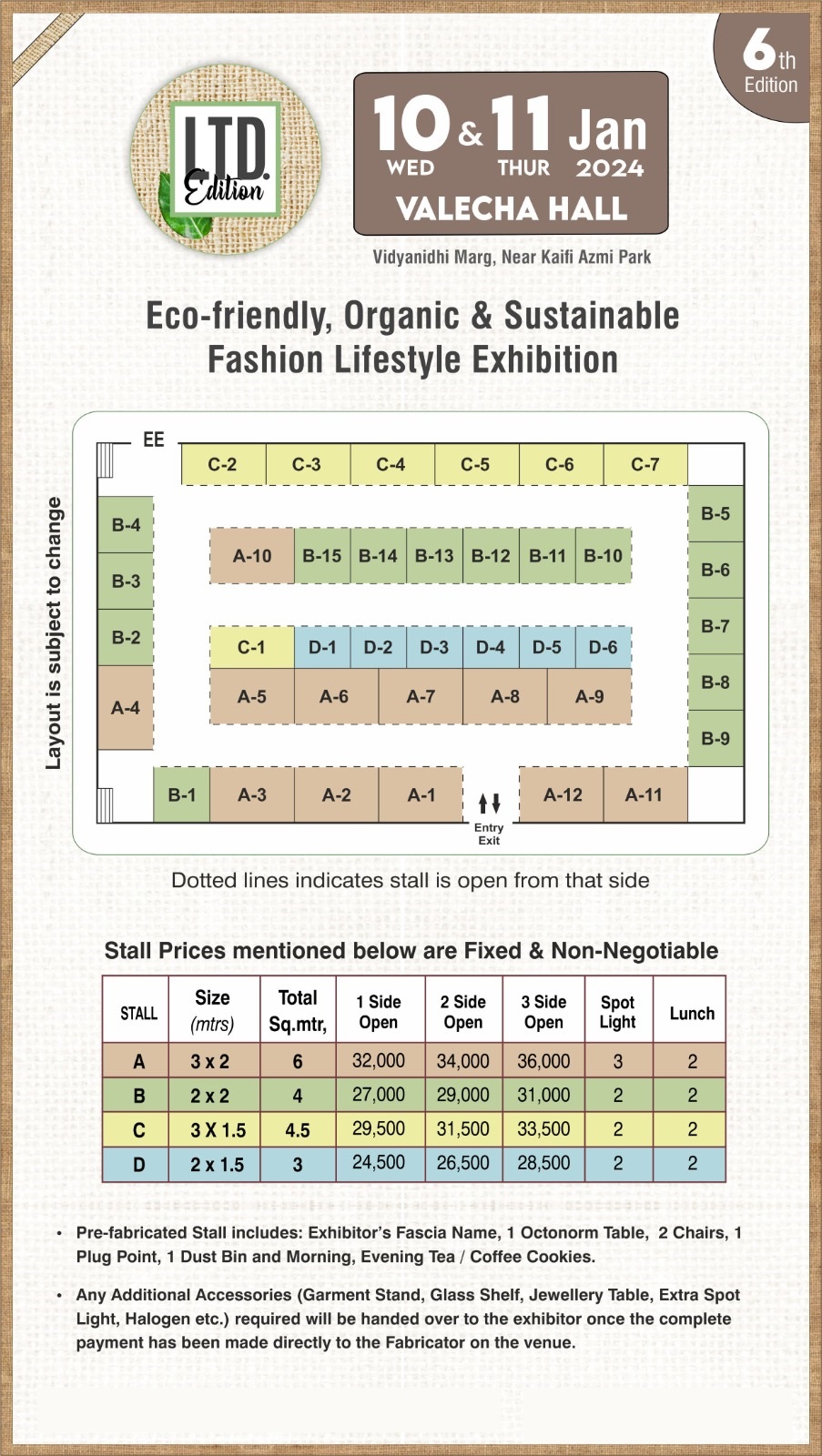 Organic Fashion and Lifestyle Exhibition At Valecha Hall, Juhu, Mumbai ...