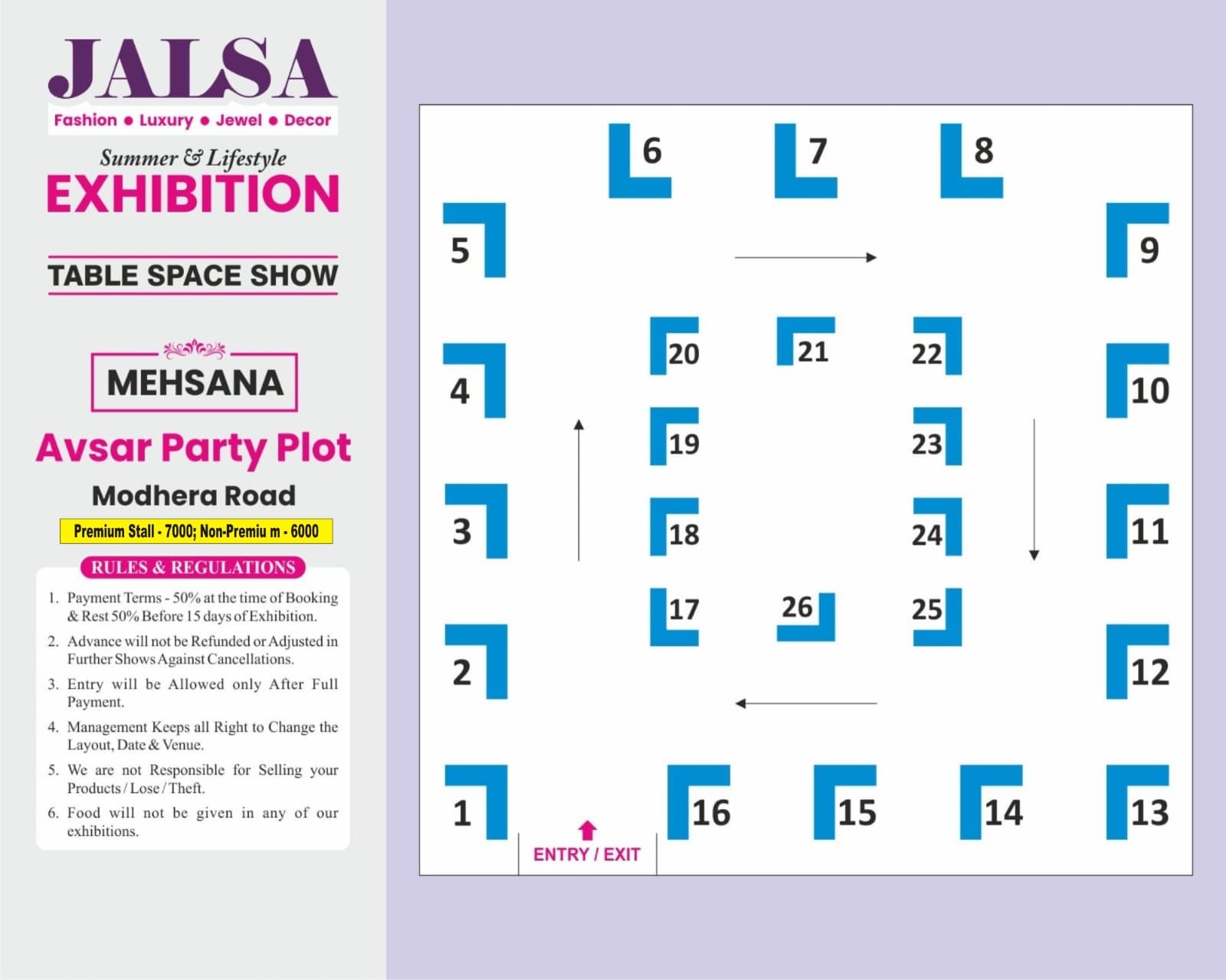 Jalsa Lifestyle Exhibition At Avsar Party Plot, Modhera Road, Mehsana ...